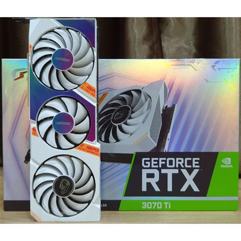 Colorful Igame Rtx 3070 Ti White Nvidia Geforce Graphic Display Unit Card Gpu Rtx3070ti 3070ti