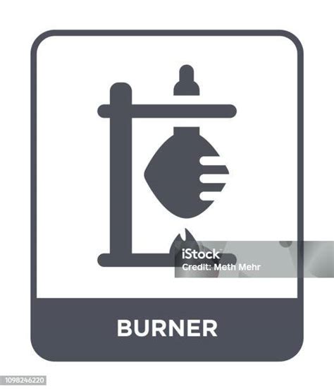 흰색 바탕에 버너 아이콘 벡터 버너 유행 가득 과학 컬렉션에서 아이콘 금속에 대한 스톡 벡터 아트 및 기타 이미지 금속 기체 물리 구조 디자인 Istock