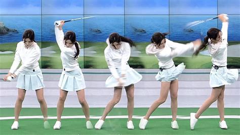 박진이 레슨 ＜캐스팅 방지＞ 테이크어웨이 낮고 길게 다운스윙 왼 허벅지로 떨어지는 느낌 갖기 네이버 Tv