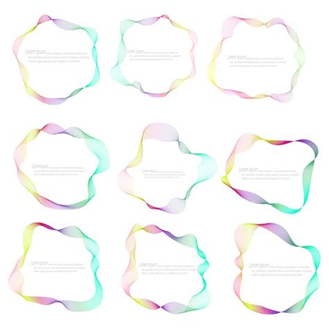 Premium Vector Abstract Colorful Wave Lines Flowing Isolated On Black