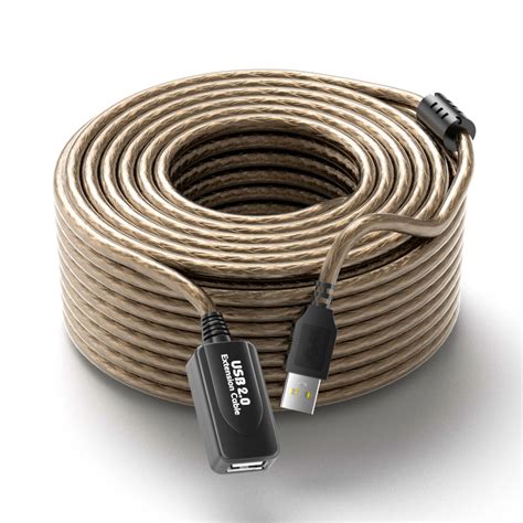 Usb延长线3 0公对母信号放大器加长线鼠标键盘摄像头u盘监控打印机网卡数据线5 10 15 20 30m米带供电连接线 虎窝淘