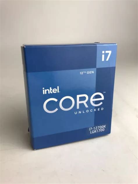 Intel Core I7 12700k Processor 12th Gen Desktop Processor Eur 306 83 Picclick It