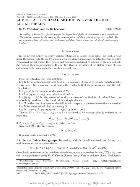 Lubintate Formal Modules Over Higher Local Fields