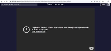 introduction to data analysis seccion data analysis with python freecodecamp support