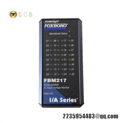 foxboro fbm217 p0926zy rh926zy advanced discrete input interface