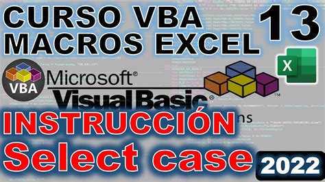 Curso De Macros Vba Instruccion Select Case Jansconsulting Youtube
