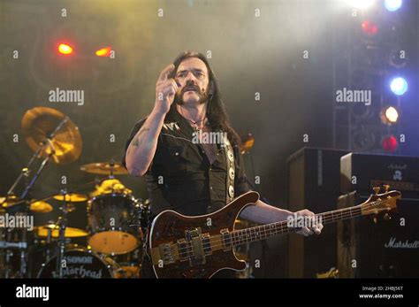 Motorhead Perform Live On Stage At The Hammersmith Apollo London Stock