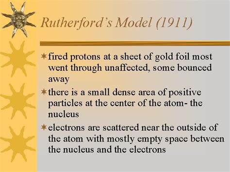 Continuing The Atomic Theory Rutherfords Model 1911 Fired