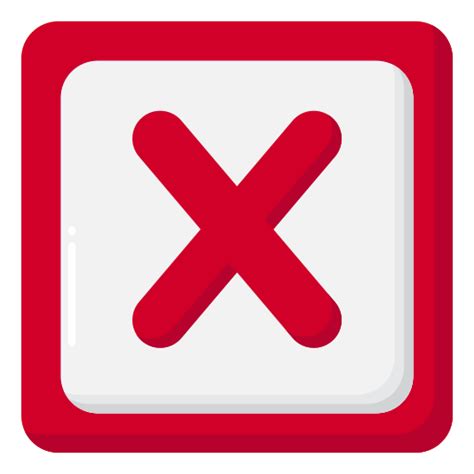 X Mark Flaticons Flat Icon