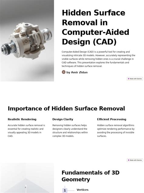 Hidden Surface Removal In Computer Aided Design Cad Pdf 3 D