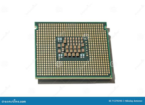 Processor Cpu Isolated Stock Image Image Of Core Graphic 71379295