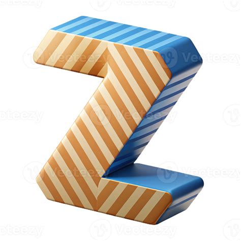 Impressive Modern Geometric Z With A Striped Pattern Crisp Edges Flat Color Scalable Design