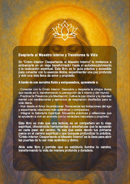 Cristo Interior Despertando Al Maestro Interno Pdf ~ Central Metafísica