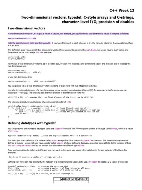 Two Dimensional Vectors Pdf