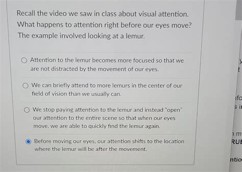 Solved Recall The Video We Saw In Class About Visual