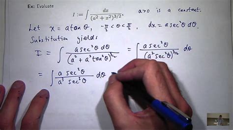 Integration By Trig Substitution And Partial Fractions Youtube