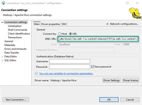 Jdbc Connection To Hive Adh Arenadata Docs