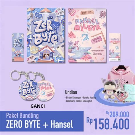 Jual Special Paket Bundling Novel Zero Byte X Anonymous Crush X Secret