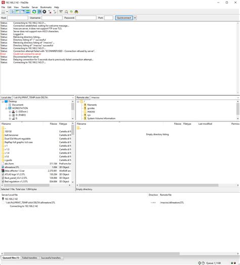 FTP Transfer Problem Duet3D Forum