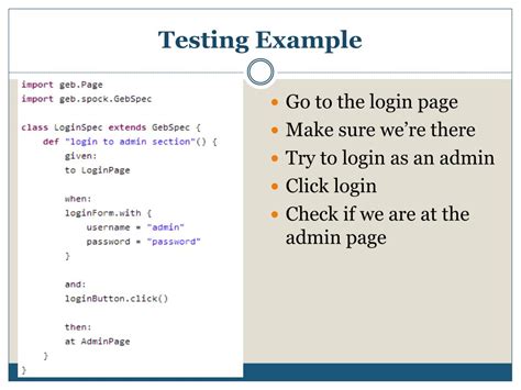 Ppt Web Browser Automation Geb Powerpoint Presentation Free Download Id5423734
