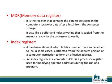 Cpu And Its Execution Of Instruction Pptx