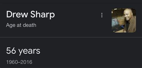 Drew Sharp Was Actually 56 Not 14 Or 9 R Okbuddychicanery