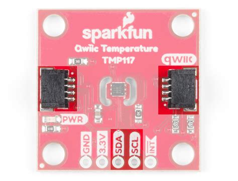 qwiic tmp117 high precision digital temperature sensor hookup guide