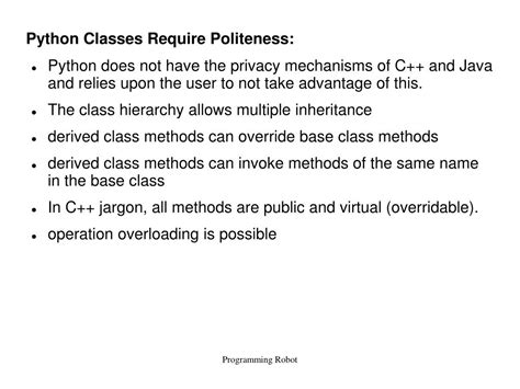 Ppt Python Classes Powerpoint Presentation Free Download Id6537431