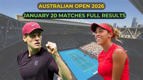 Australian Open 2026 Day 3 Round Up Sinner Keys Advance To Round 2 Other Sports News