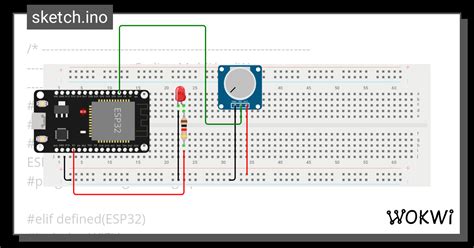 Esp32 Led Potenciometro Wokwi Esp32 Stm32 Arduino Simulator