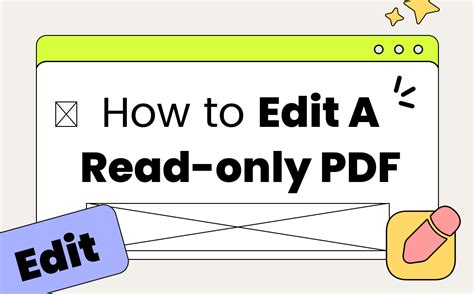 [2024 Newest] How To Edit A Read Only Pdf On Windows Mac And Online