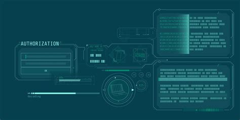 Premium Vector Data Decryption Program Interface With Authorization Window