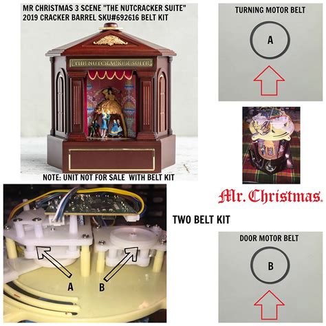 Mr Christmas The Nutcracker Suite 3 Scene Happy Holidays Parts