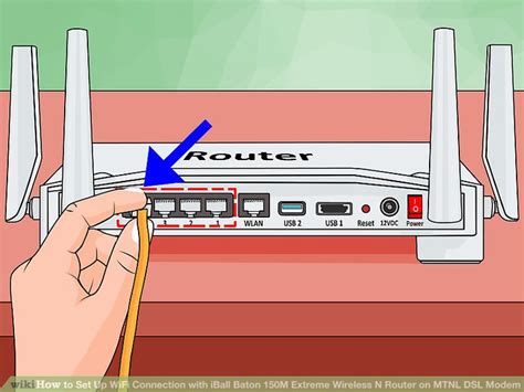 How To Set Up WiFi Connection With IBall Baton M Extreme Wireless N Router On MTNL DSL Modem