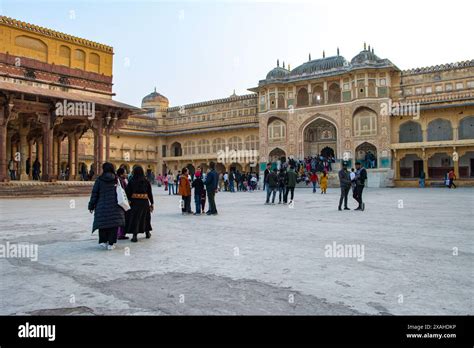 Jaleb Chowk Courtyard Of Amber Fort In Jaipur The Magnificent Palace