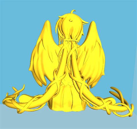 Sexy Icarus Ikaros Anime Sora No Otoshimono Heaven S Lost Property Whole STL D Model Print Etsy