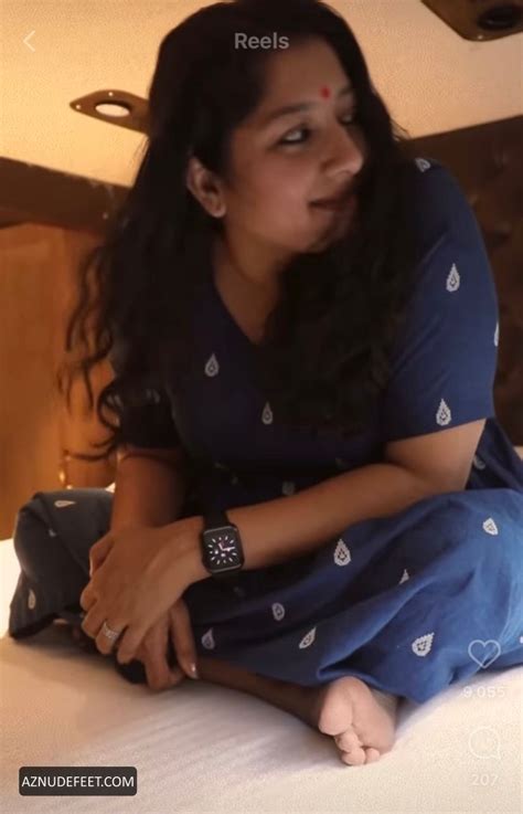 Anumol K Manoharan Feet Aznudefeet