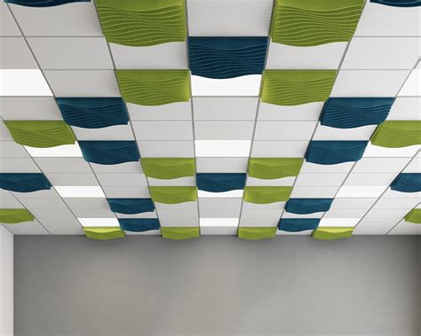 Decorative Sound Absorbing Ceiling Tiles Shelly Lighting