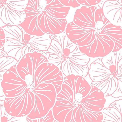Pink Hibiscus Background