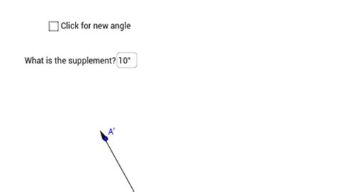 Supplementaryangles Geogebra