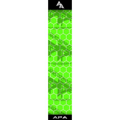Apa Green Filled Hex Series Arrow Wrap Adams Precision Archery