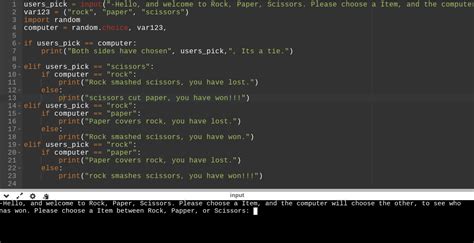 Help In Rock Paper Scissors Project Python Help Discussions On