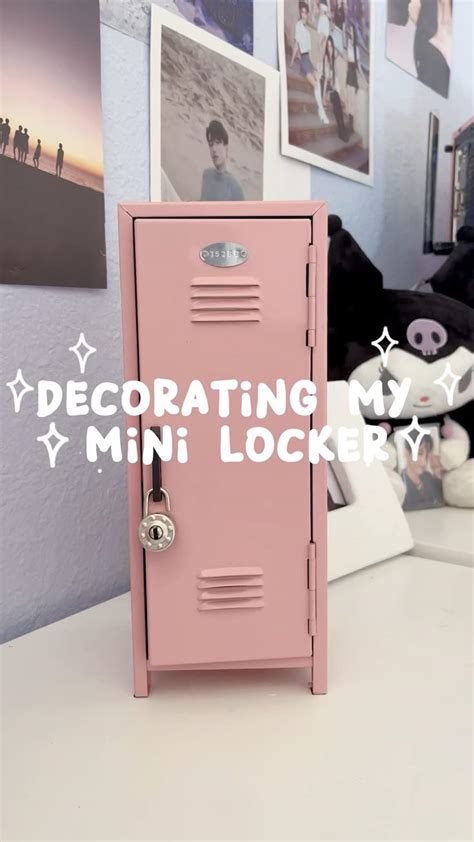 Kpop Mini Locker Deco ──★ ˙ ̟ ──★ ˙ ̟ Diy Crafts Bookmarks Kpop Diy