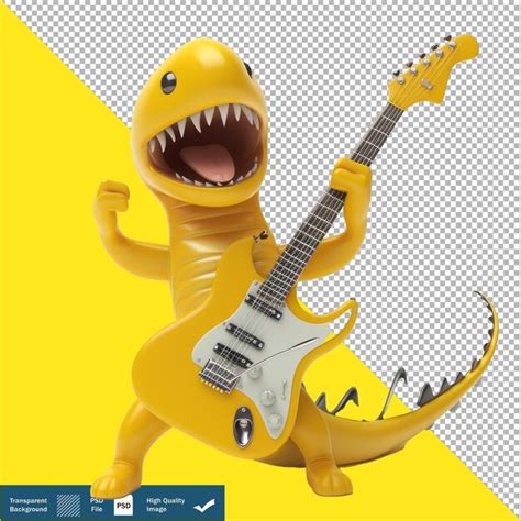 Pikachu Statue Electric Guitar Psd High Quality Free Psd Templates For