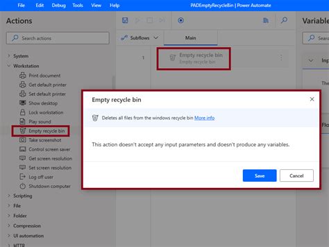 Empty Recycle Bin Action In Desktop Flow Using Microsoft Power Automate