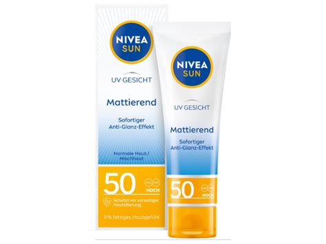 Nivea Sun Uv Face Mattifying Sun Protection Spf 50 50 Ml Ingredients