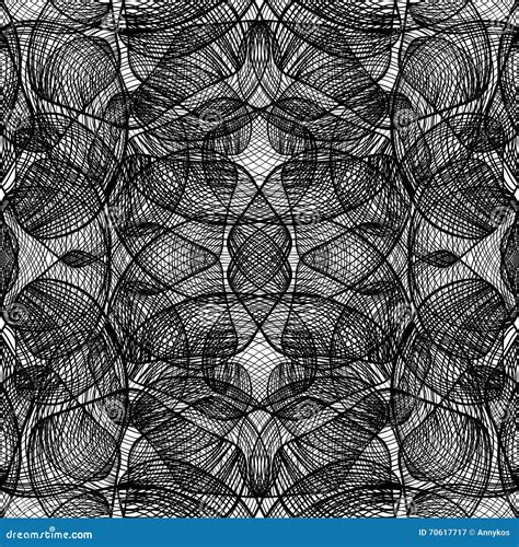 Abstract Spiral Line Seamless Pattern Stock Vector Illustration Of Abstract Print