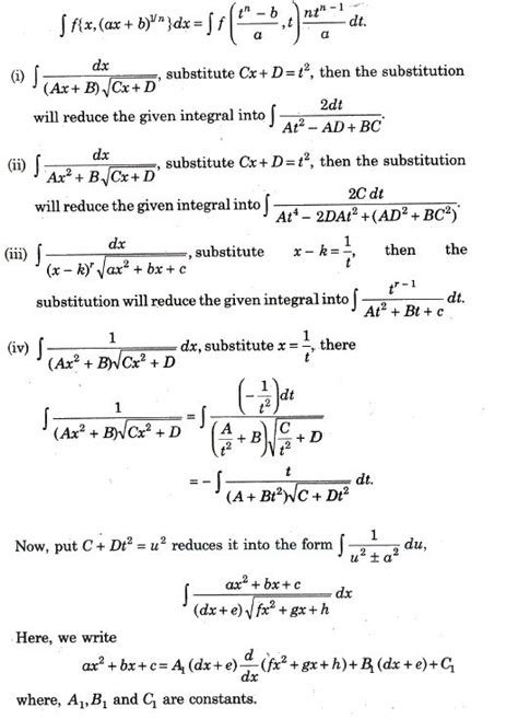 Cbse Class 12 Maths Notes Indefinite Integrals Class 12 Maths Math Notes 12th Maths