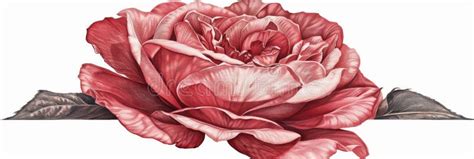 Rose Flower Botanical Illustration Roses Flowers Rose Drawing Stock Photo Image Of Roses