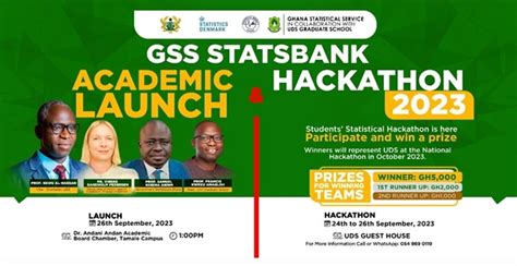 All Set For Academic Launch Of Gss Statsbank And Hackathon At Uds